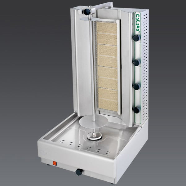Visvardis DG8A 39" Gas Gyro Machine - 140 lb. Capacity — Gorka Food ...