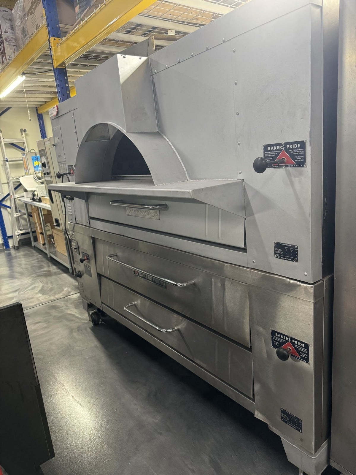 Bakers Pride Y800 -Commercial Stainless Steel Gas Pizza Bake Ovens ...